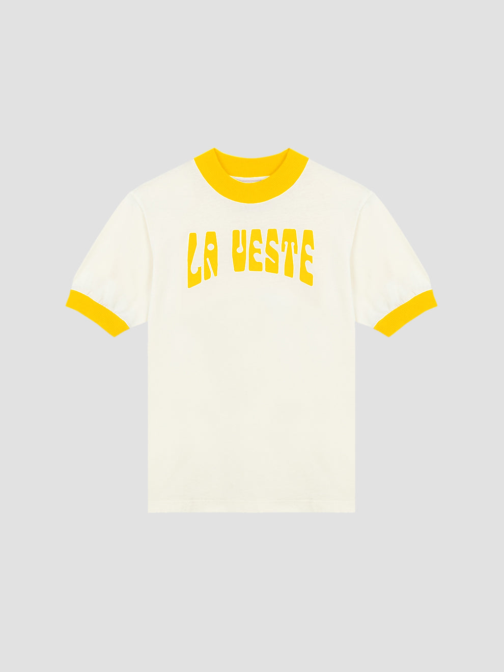 Ringer Tee Shirt Yellow – La Veste