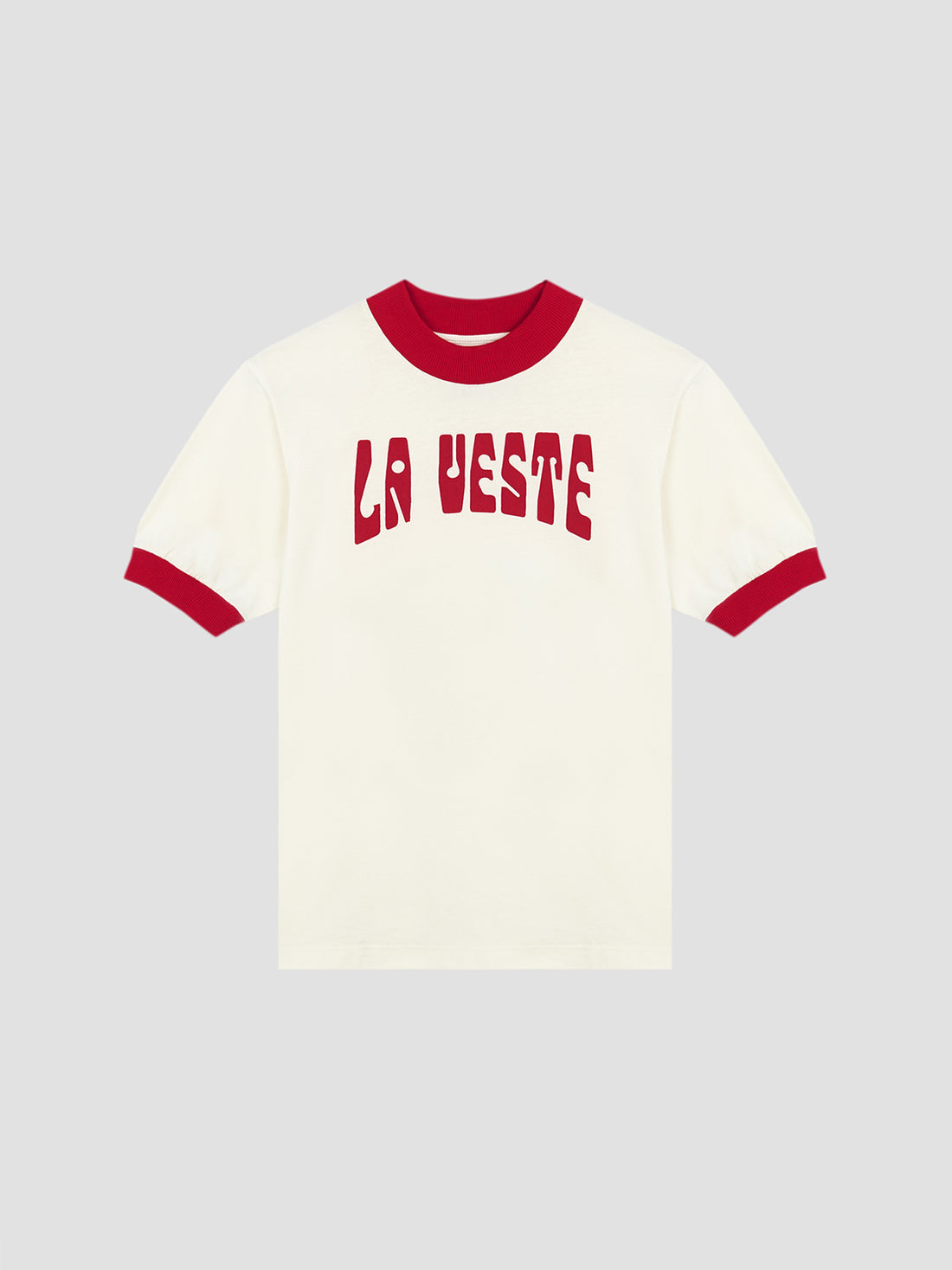 Ringer Tee Shirt Red – La Veste