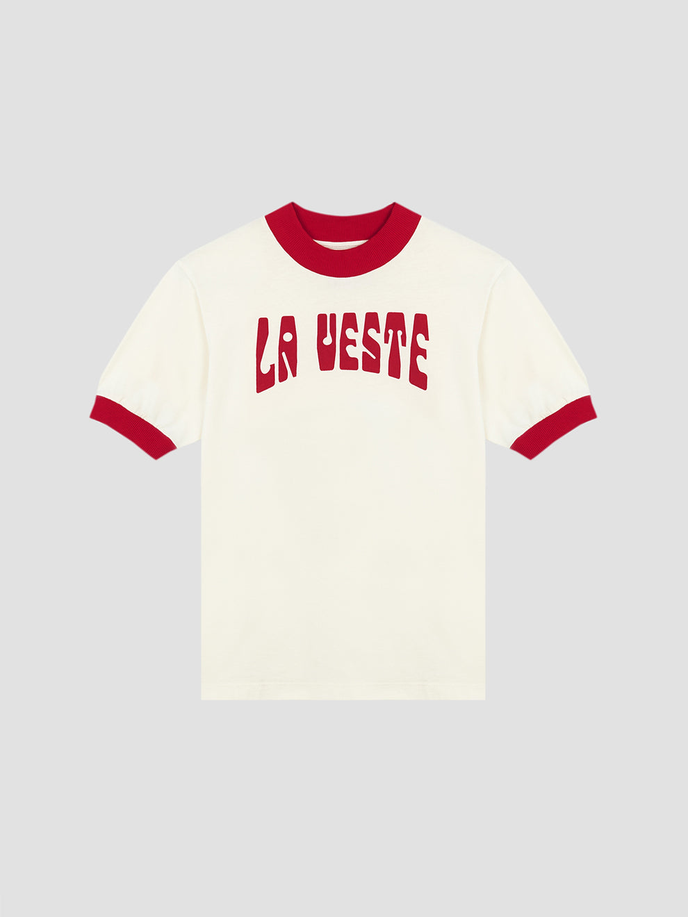 Ringer Tee Shirt Red – La Veste