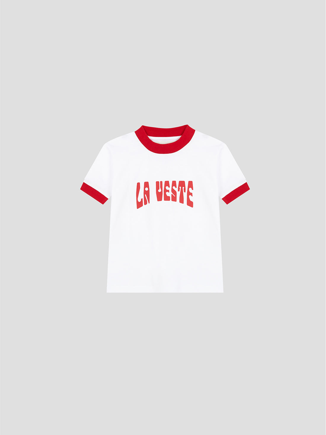 Mini Ringer Tee Shirt Red – La Veste