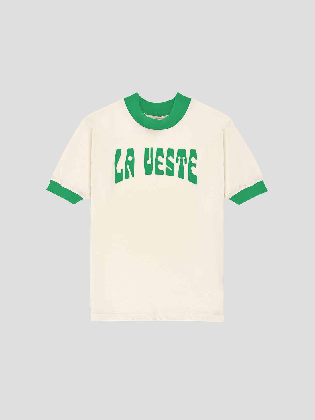 Ringer Tee Shirt Green – La Veste